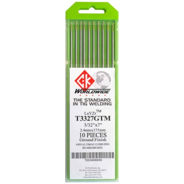 CK Worldwide Layzr™ T3327GTM (Chartreuse) EWG, 2.4mm x 175mm 3/32in x 7in, 10 Pieces - Walmart.com
