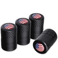 CKAuto American Flag Valve Stem Caps, Aluminum USA Tire Valve Caps ...