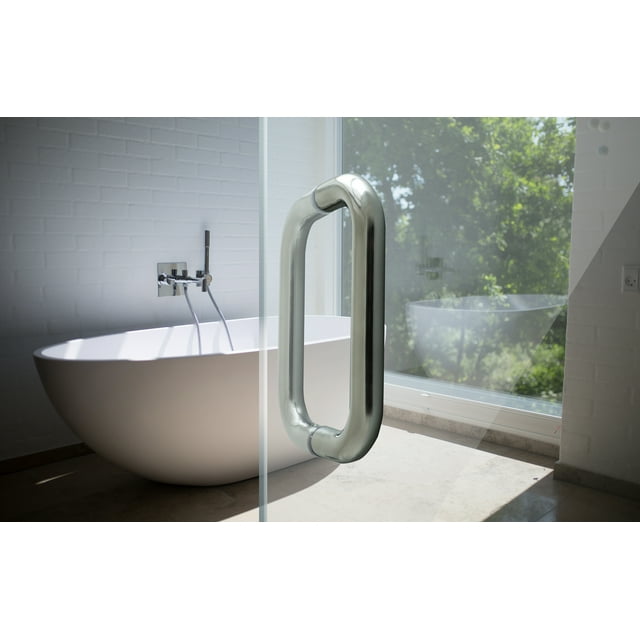 CKB 6" Back to Back Pull Shower Door Handle Compatible with 1/4" to 1/2 ...