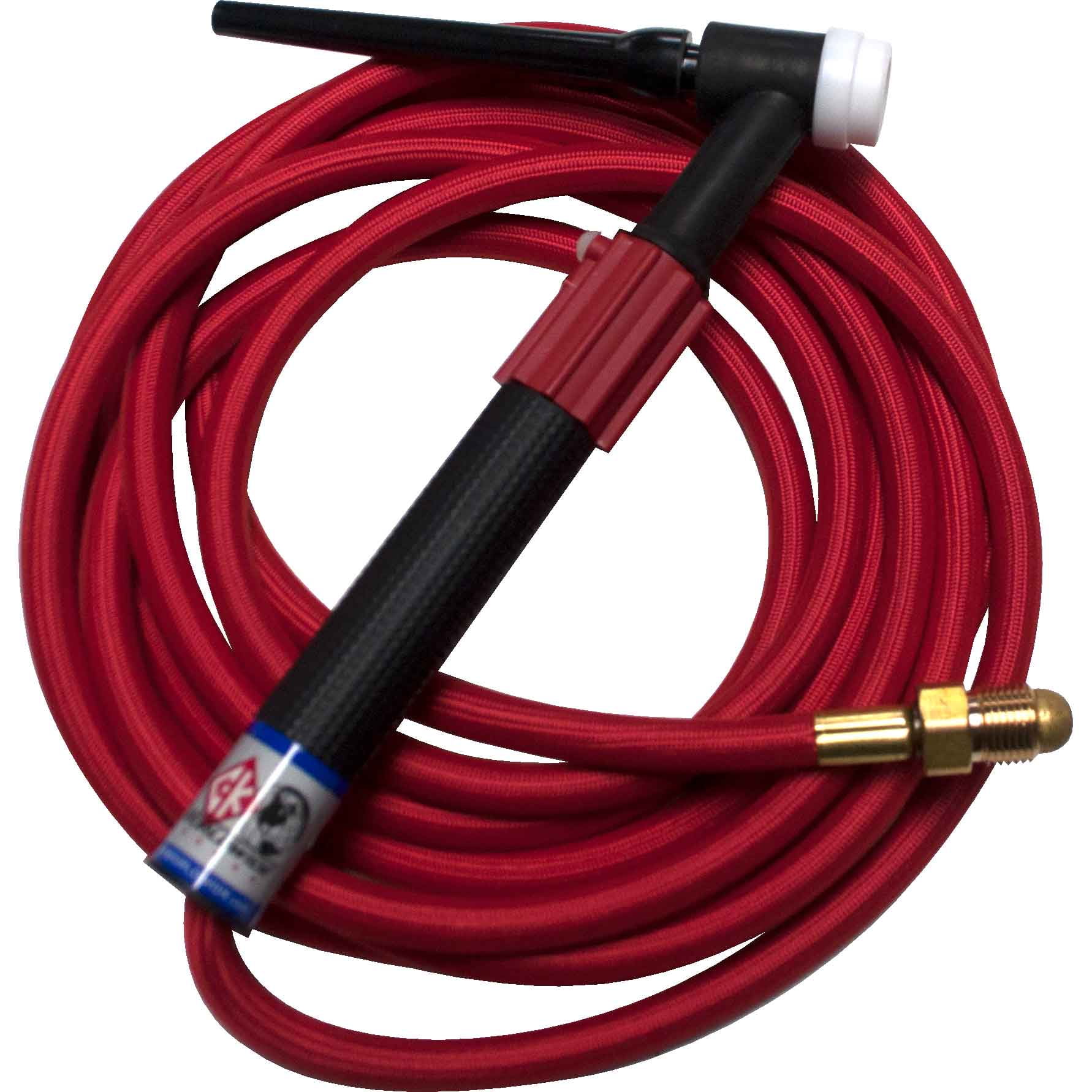 CKC150 Air Cooled TIG Torch Kit, Contractor Special, Valve, 150A, 12.5', 1-Pc, Super-Flex ...