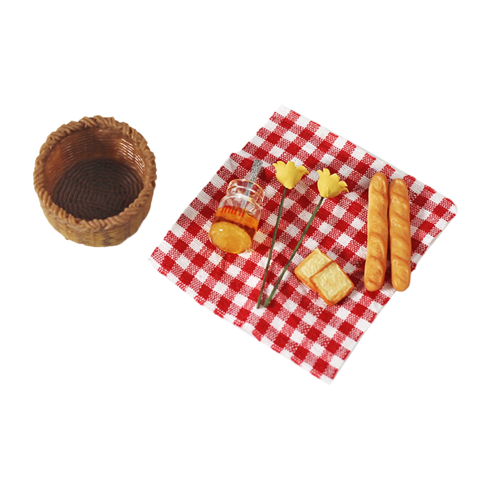 CKDOHAPEL 1/12 Food Miniature Dollhouse Miniature Food Bread in ...
