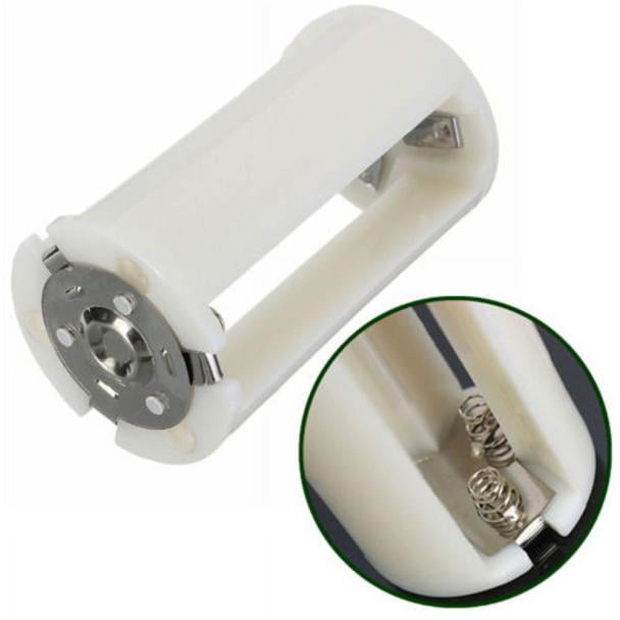 CKDOHAPEL 2x Battery Adapter Holder 1. 5V Output 3 AA to 1 D Size ...