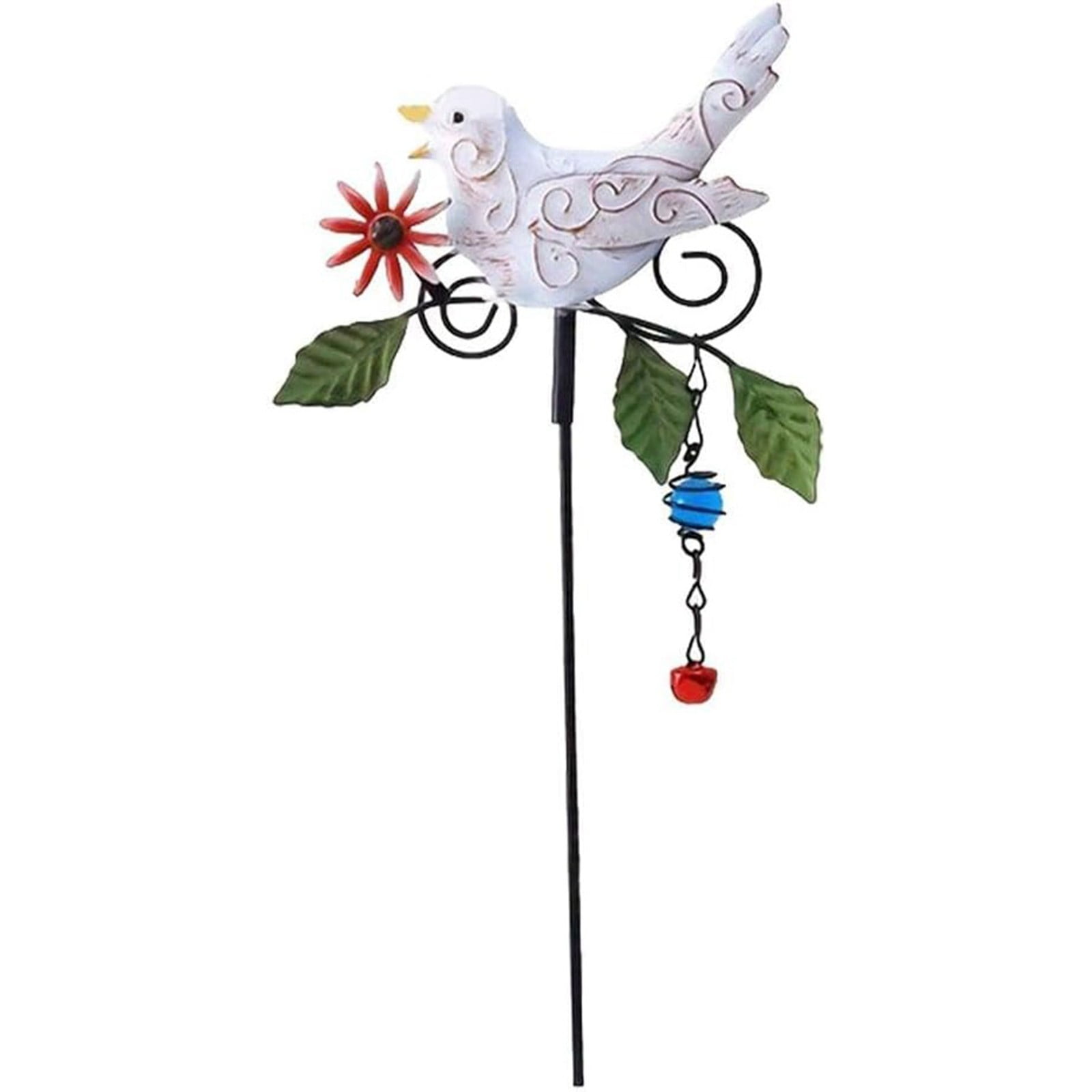 CKDOHAPEL Birds Metal Decorative Garden Stakes 14. 2 Inch Bird Garden ...