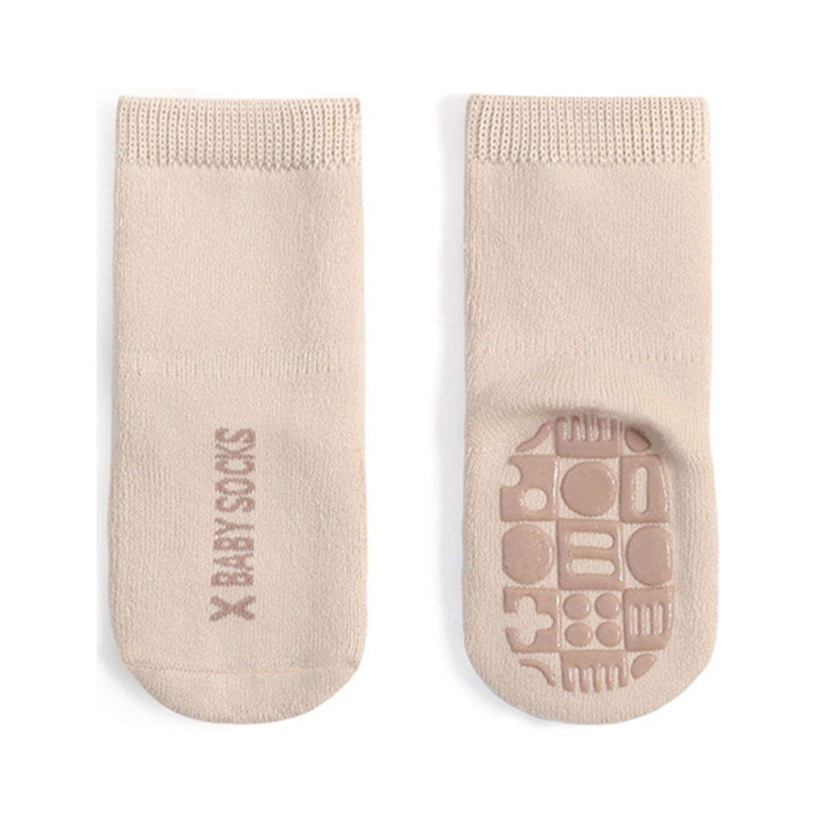 CKDOHAPEL Boys and Girls Baby Floor Socks Thickened Warm Wool Ring Non ...