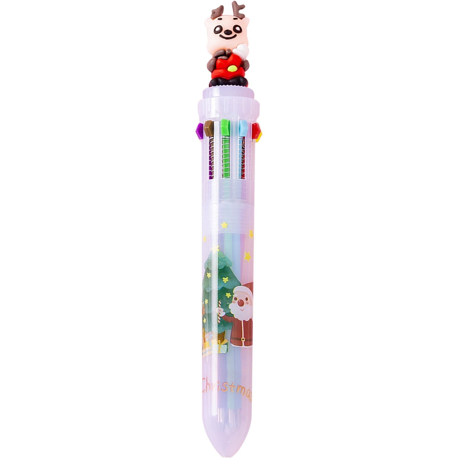 CKDOHAPEL Cartoon Christmas 10 Color Ballpoint Pen Christmas Student ...