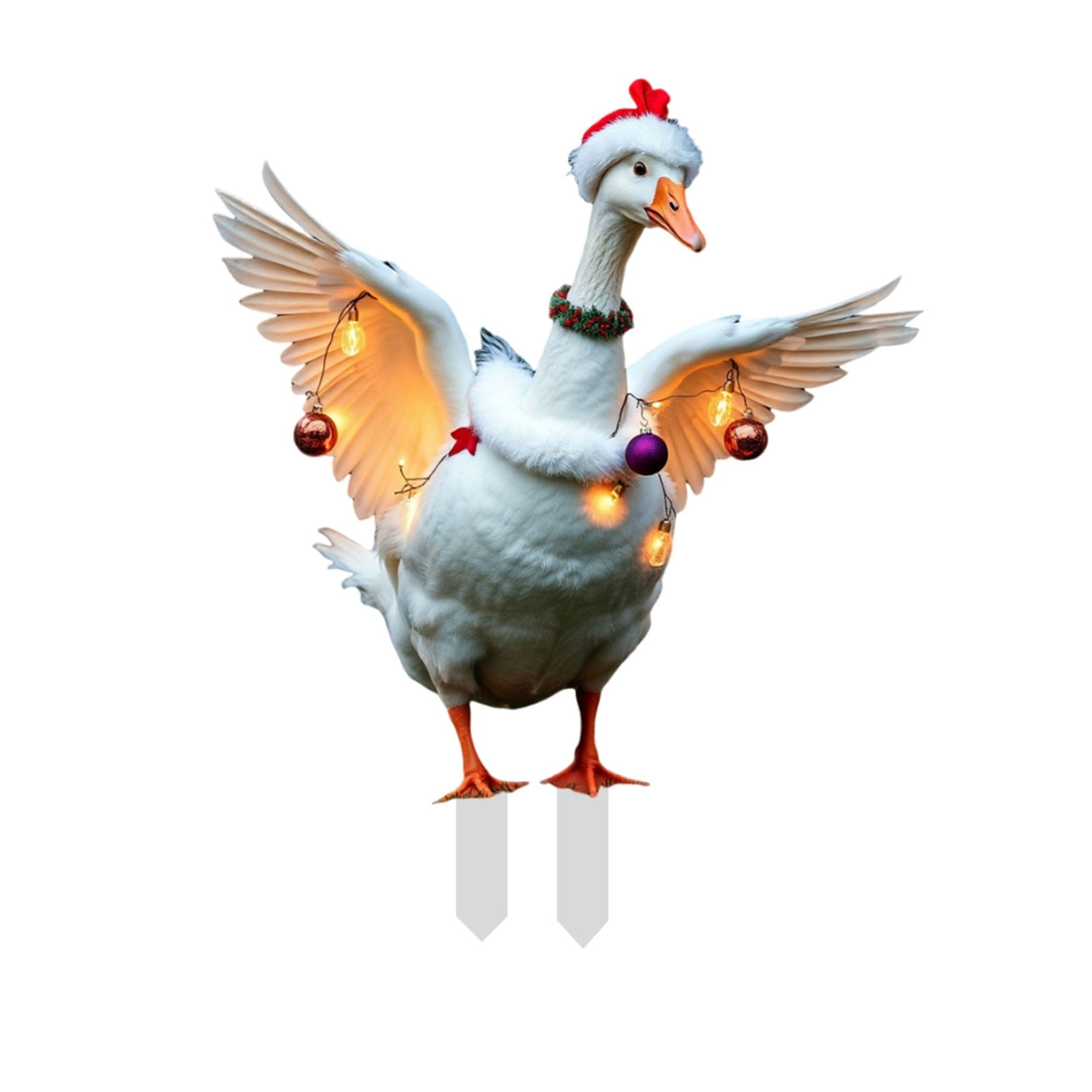 CKDOHAPEL Christmas Animal Outdoor Garden Chicken Ground Plug ...