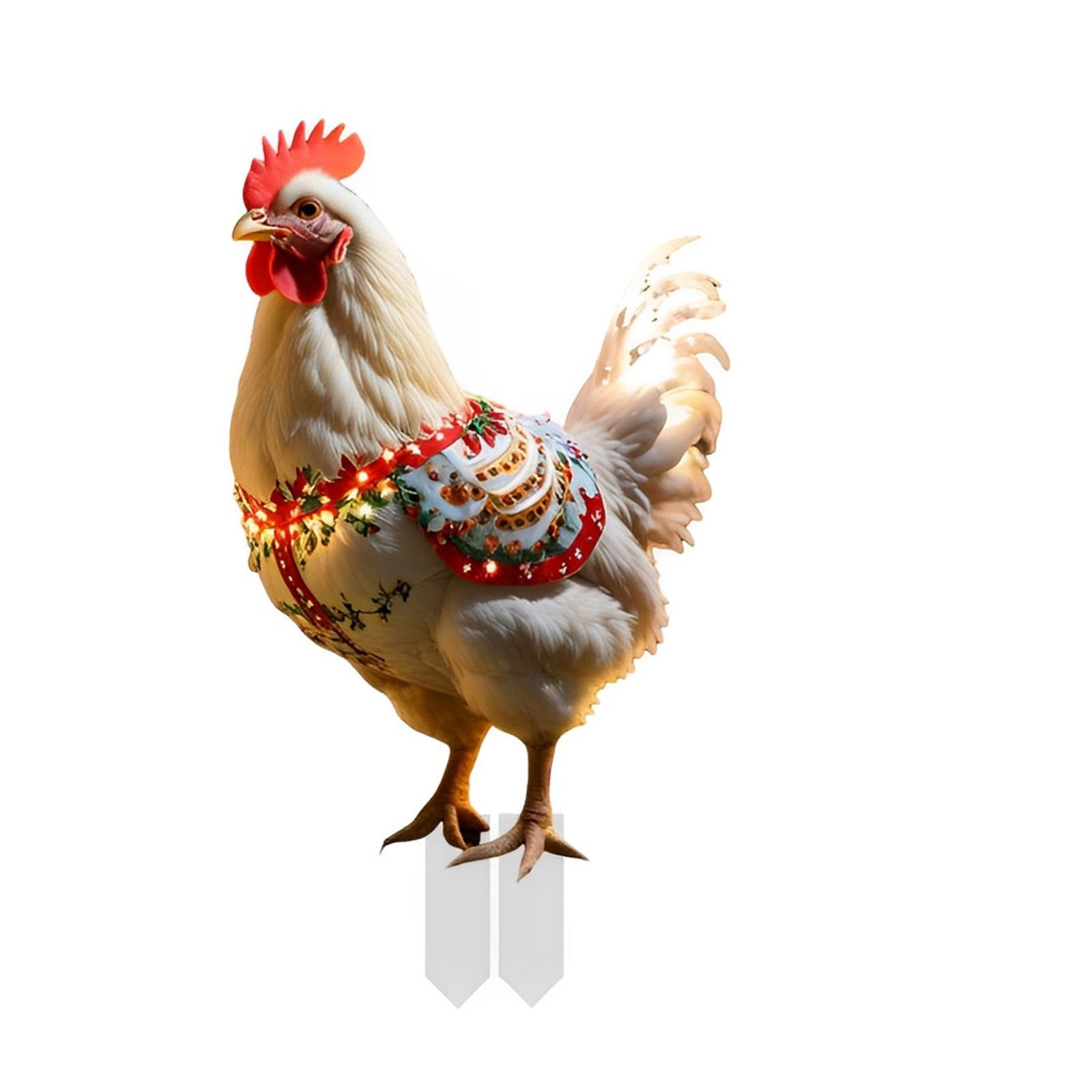 CKDOHAPEL Christmas Animal Outdoor Garden Chicken Ground Plug ...