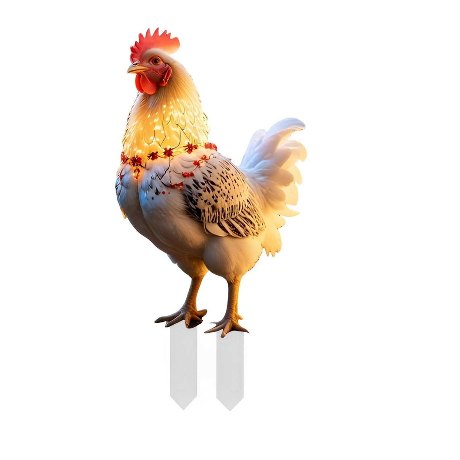 CKDOHAPEL Christmas Animal Outdoor Garden Chicken Ground Plug ...
