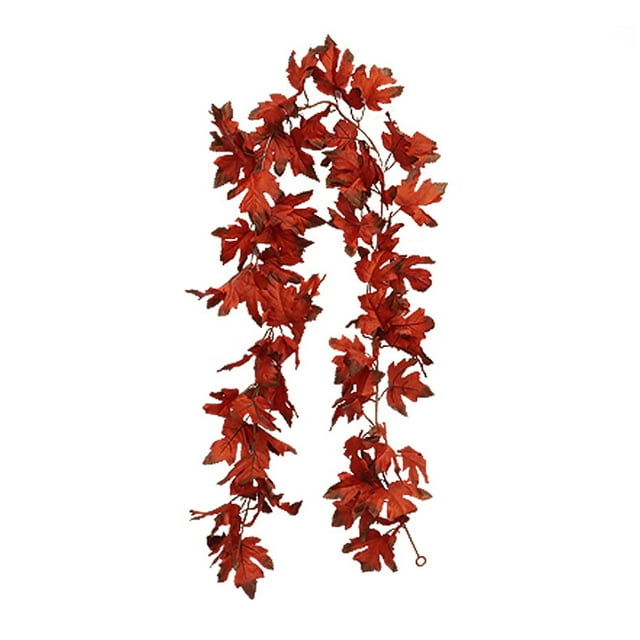 CKDOHAPEL Fall Festival Maple Leaf Rattan Decoration Christmas Party ...