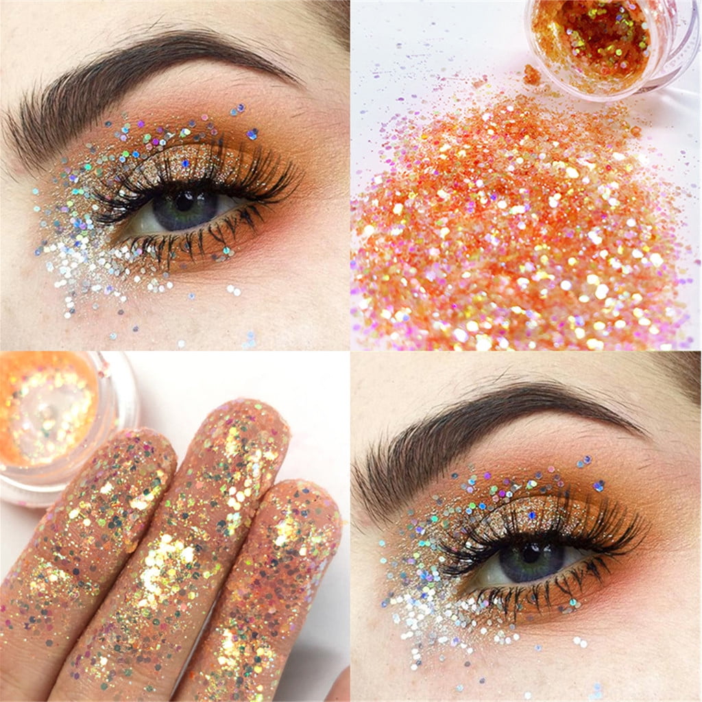 CKDOHAPEL Glitter Eye Shadow Powder Eyeshadow Cosmetic Makeup Broken ...