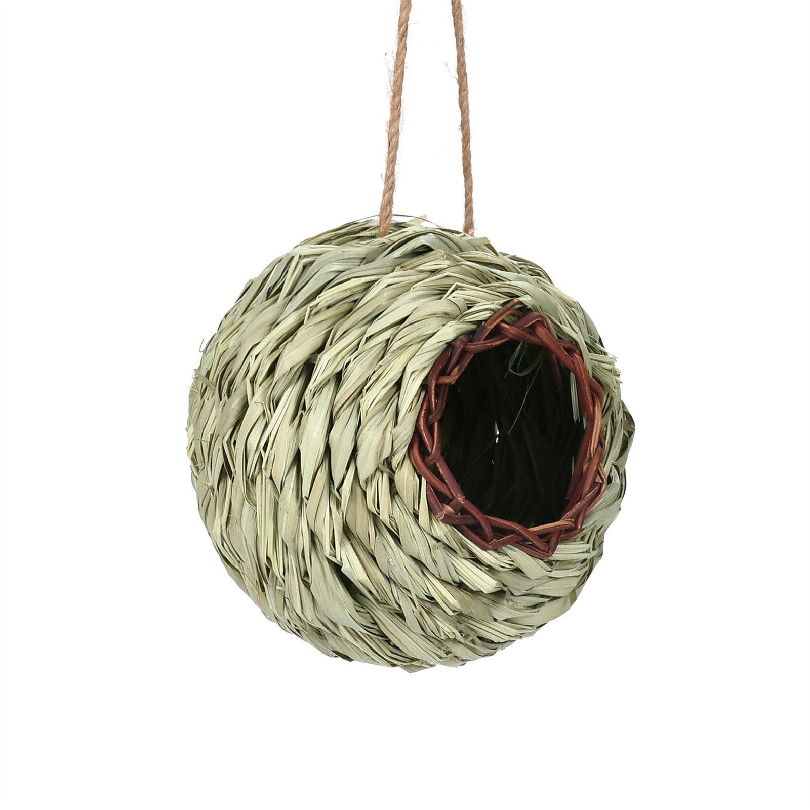 CKDOHAPEL Hummingbird Outdoor Hanging Natural Hanging Bird Hand Woven ...