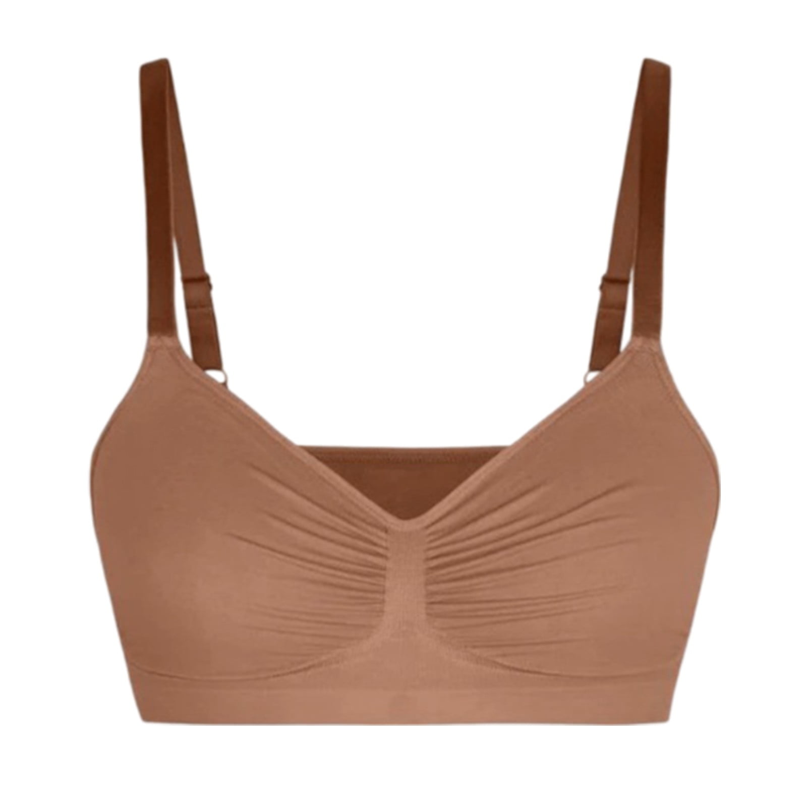 CKDOHAPEL Large Size Non Steel Ring Thin Cup Three Button Underwear ...