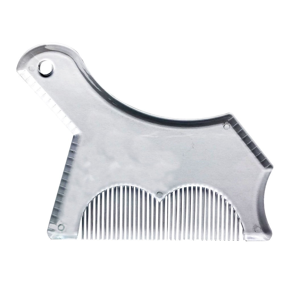 CKDOHAPEL Men's Beard Tool Transparent Template Styling Comb Templates ...