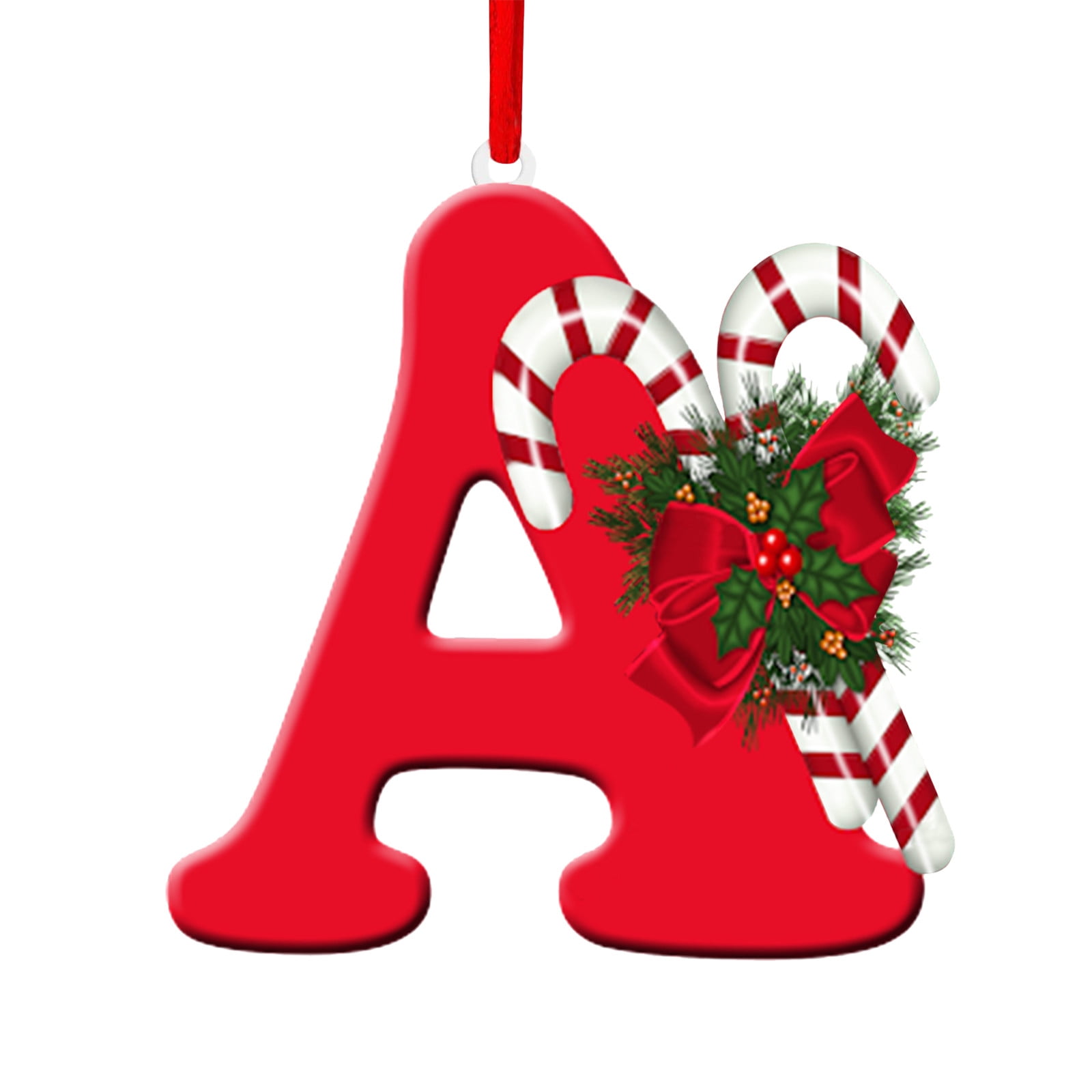 CKDOHAPEL New Christmas Pendant Acrylic 26 Letter Pendant Hanging ...