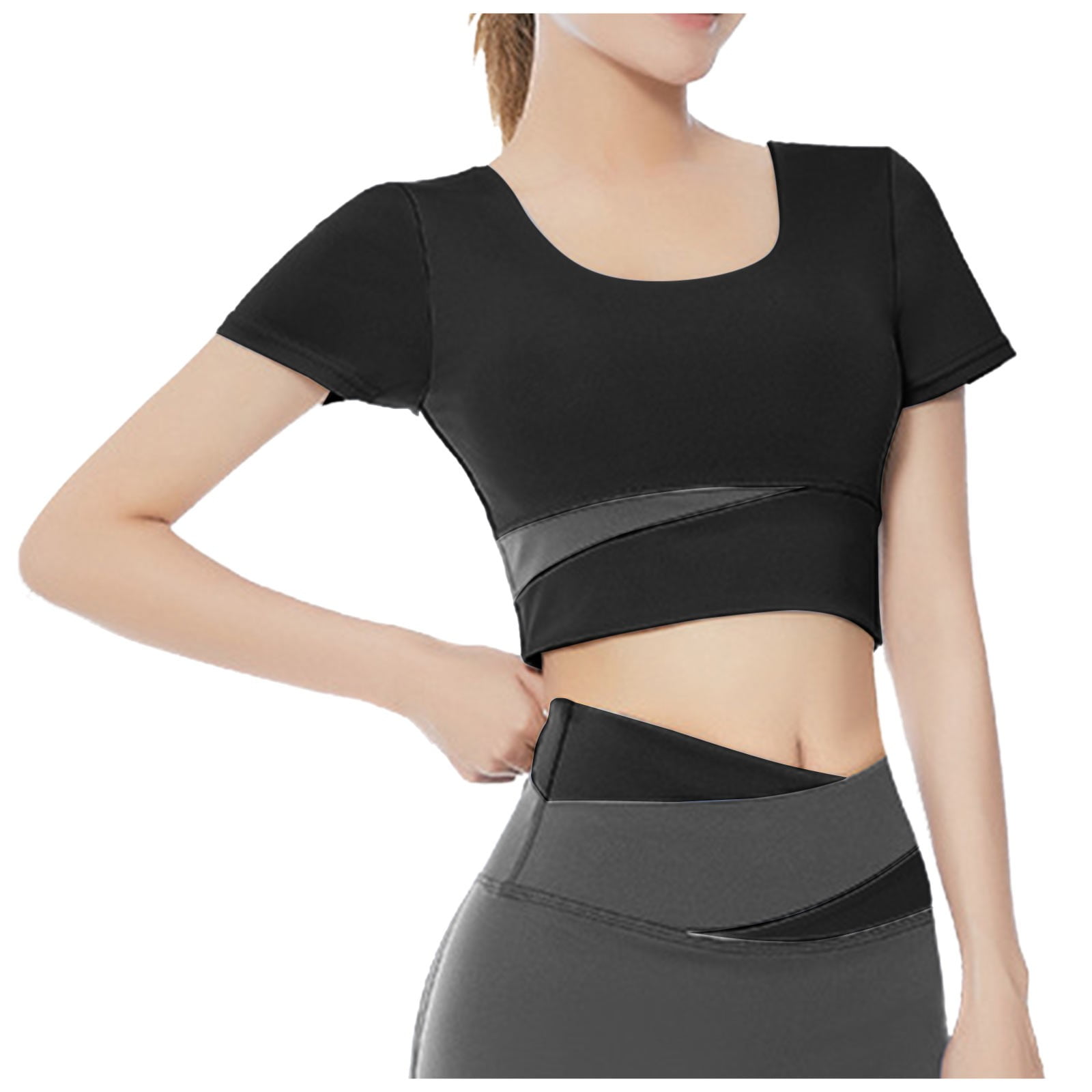 CKDOHAPEL Patchwork High Waisted Tight Fast Drying Sports Yoga Clothing ...