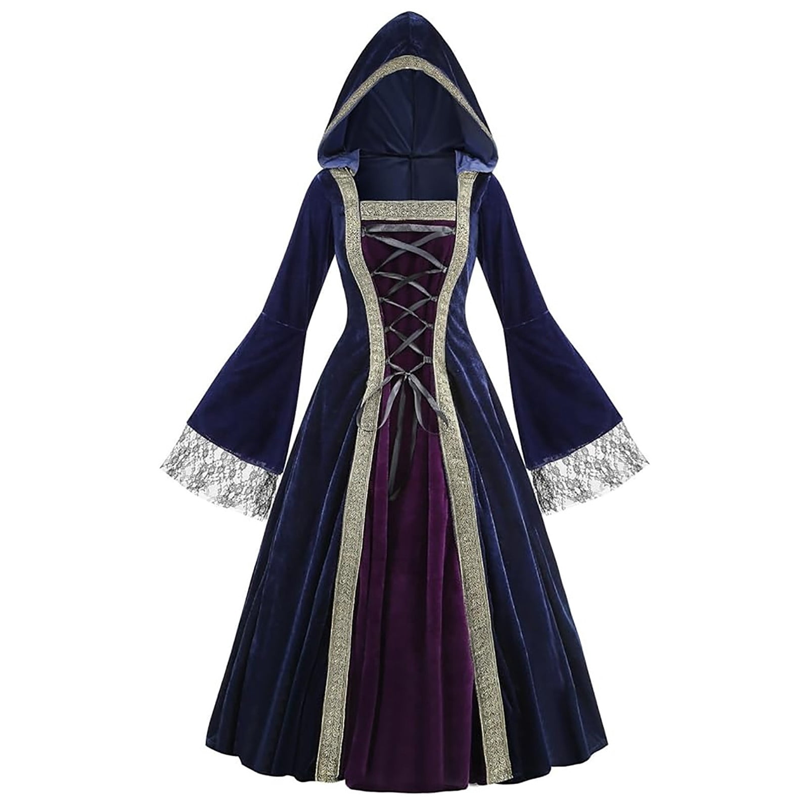 CKDOHAPEL Plus Size Role Playing Dress for Women Women Gothic Dress ...