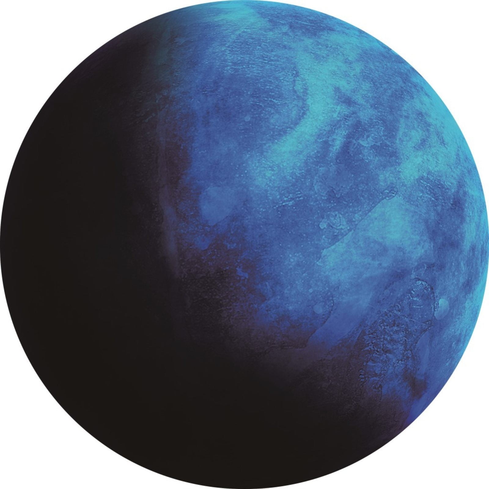 CKDOHAPEL Round Pad Planet Series Mat Earth///// /Rainbow Moon/Black ...