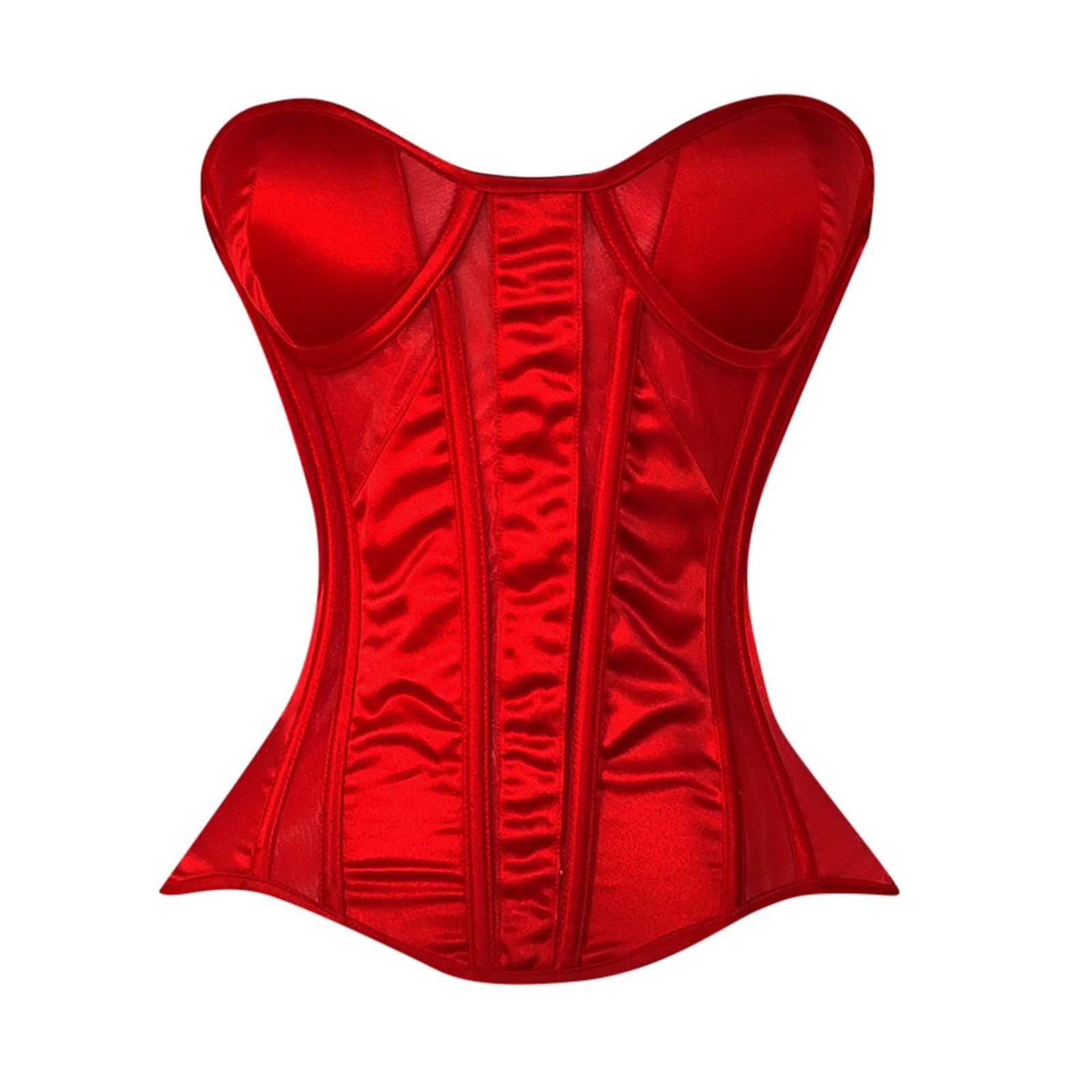 CKDOHAPEL Steel Mesh Corset Wedding Dress Base See Through Back Tie ...