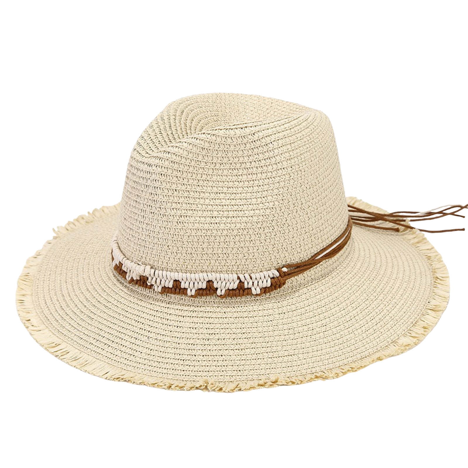 CKDOHAPEL Summer Holiday Sun Hat Panama Style Outdoor Outing Shade ...