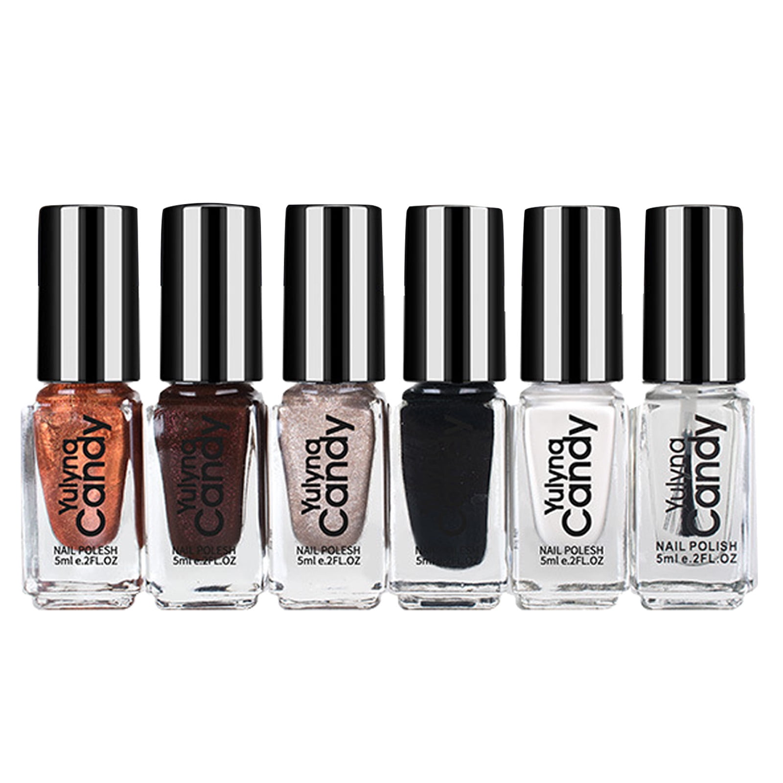 CKDOHAPEL Summer Jelly Gel Nail Polish Set of 6 Colors Including Red ...