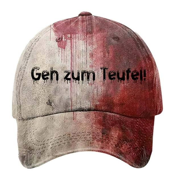 CKDOHAPEL " Themed Splatter Print Cap for Men and Women for Festive ...