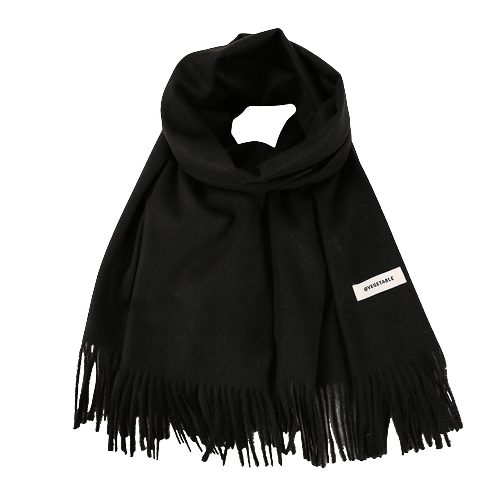CKDOHAPEL Unisex Plain Solid Color Winter Scarf Feel Soft Classic ...