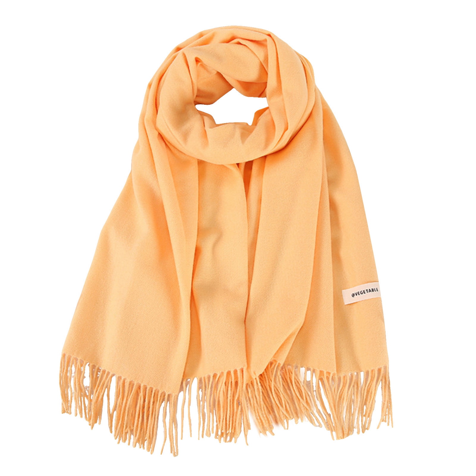 CKDOHAPEL Unisex Plain Solid Color Winter Scarf Feel Soft Classic ...