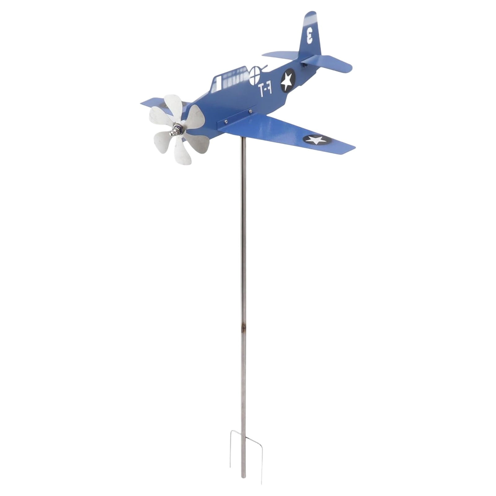 CKDOHAPEL Weather Vane 3D Airplane Shape Sturdy Stainless Steel ...