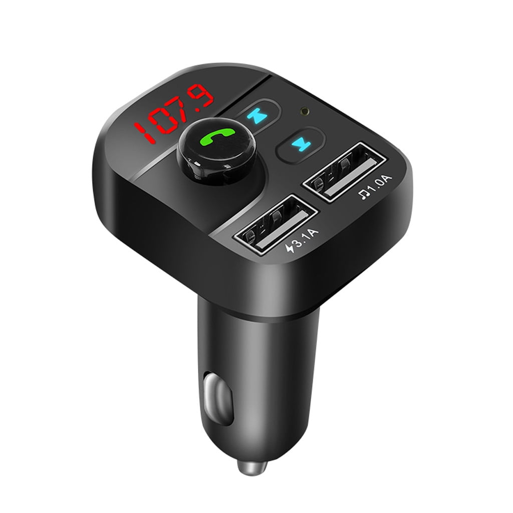CKDOHAPEL Wireless Hands-free Car Kit FM MP3 Player USB Charger ...