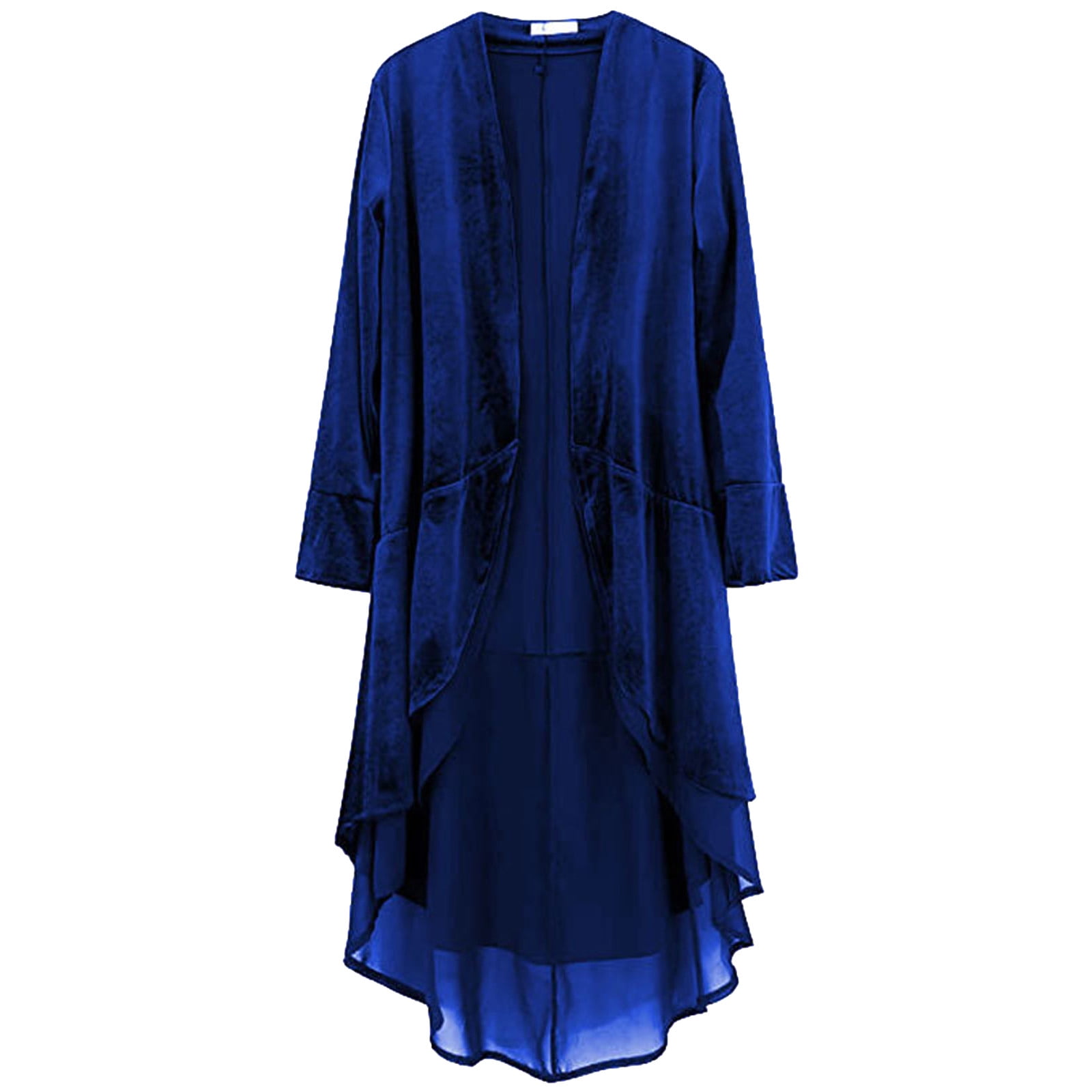 CKDOHAPEL Women Vintage Slim Retro &Christmas Ruffled Asymmetric Long ...