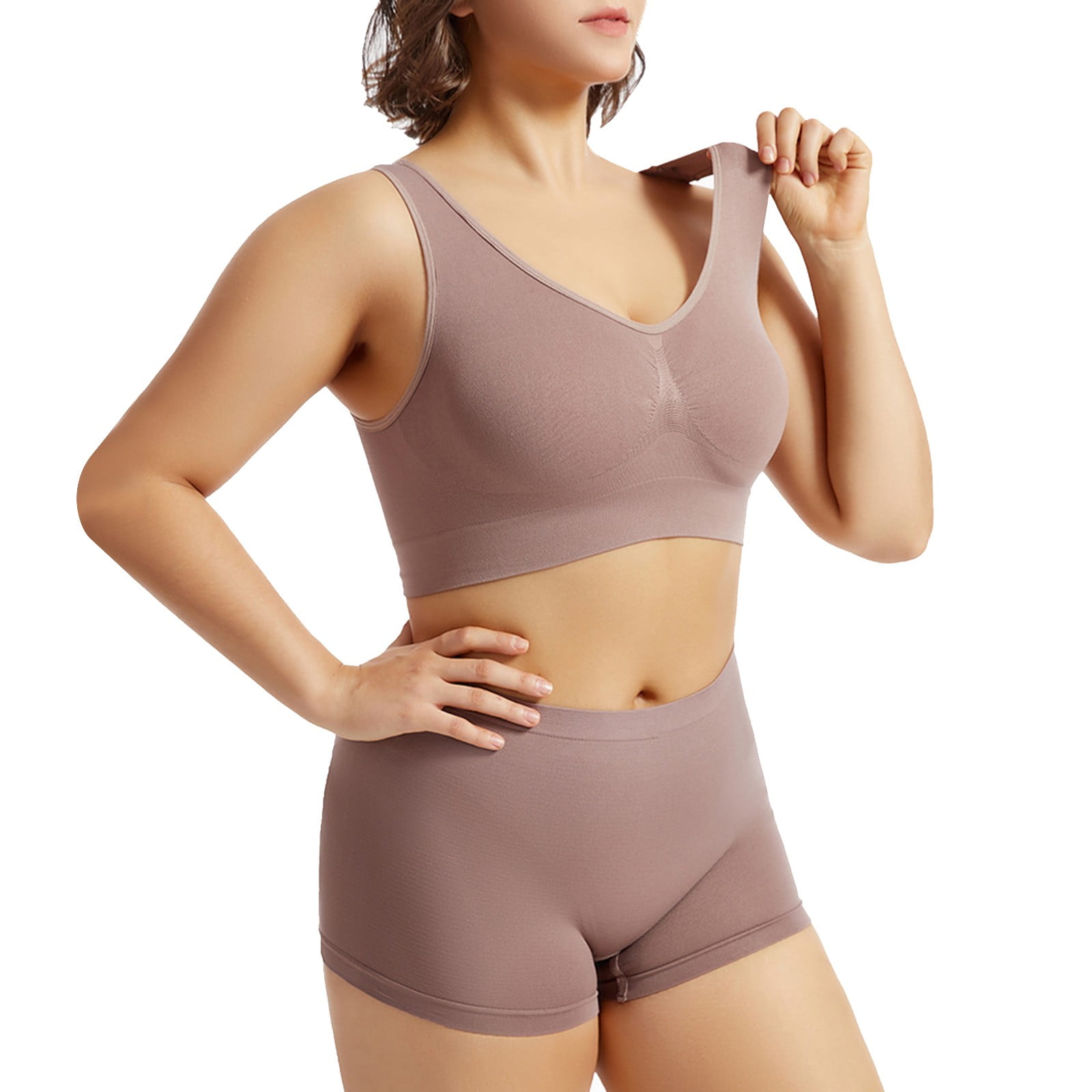 CKDOHAPEL Womens Underwear Set Lace Floral Cloth Gold Silk Black Large T Shaped Underwear Bra ...