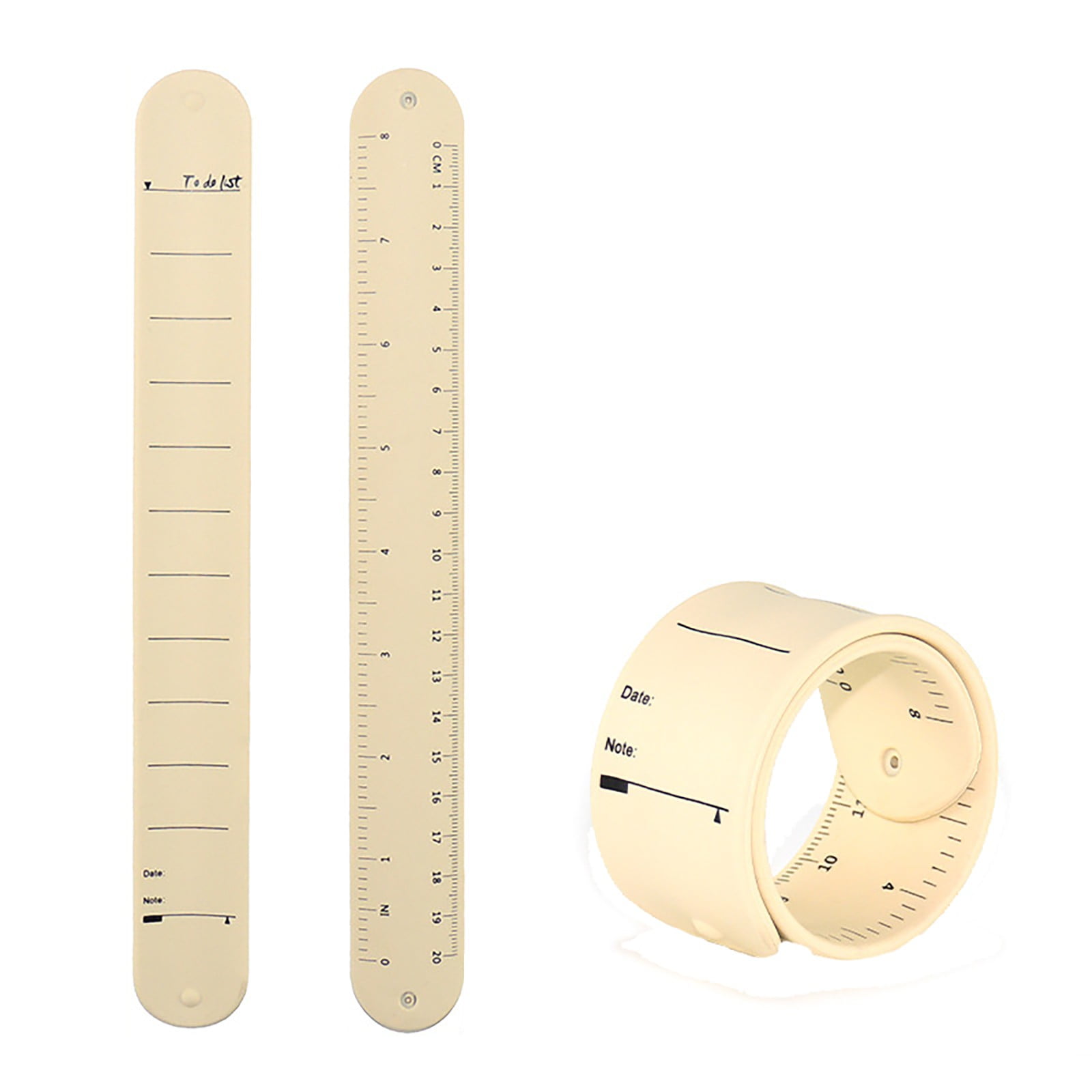 CKDOHAPEL Wristband Notepad Reusable Note Wristband Slap Bracelet to Do ...