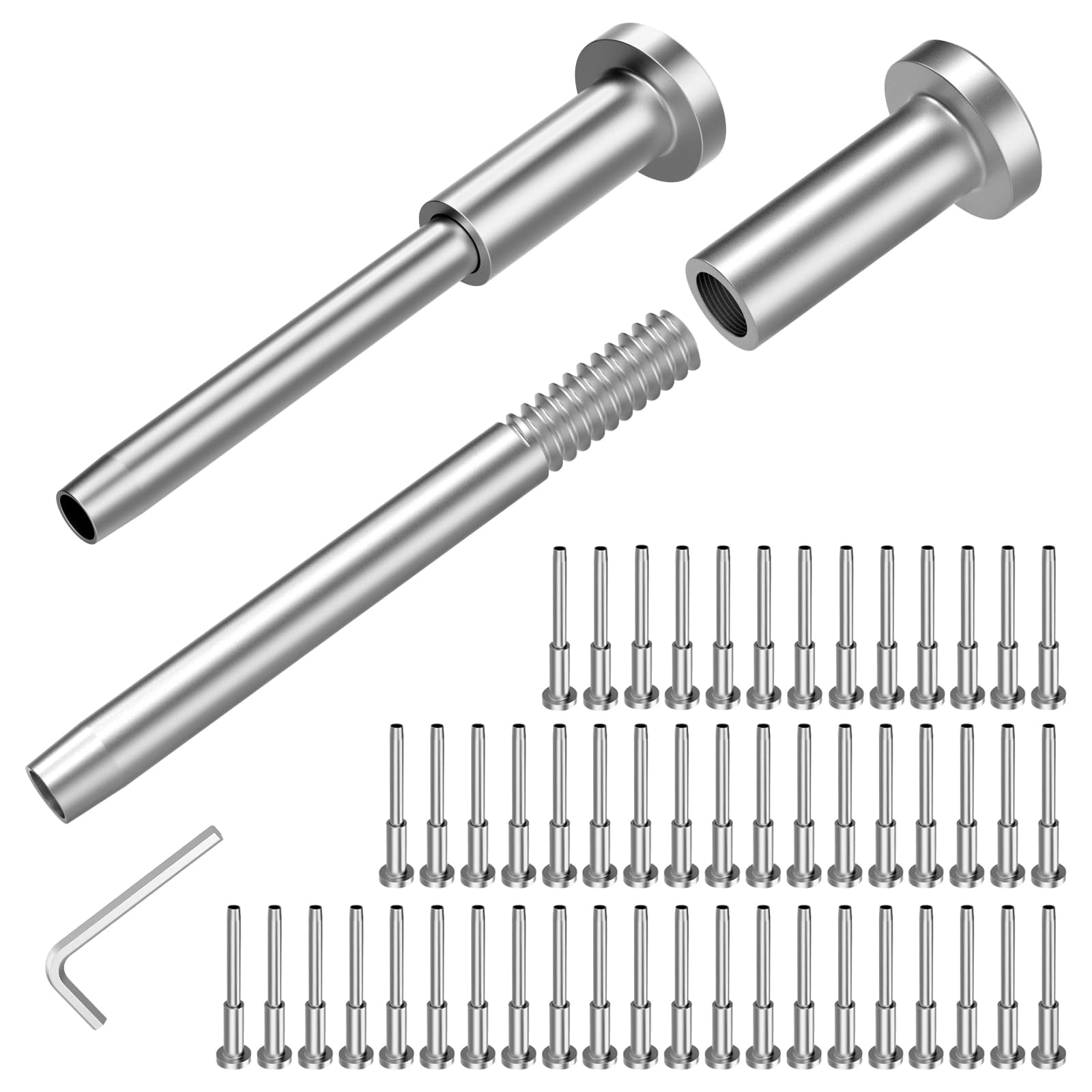 CKE 50 Pack Invisible Railing Kit 1/8" Railing Tensioner Invisible ...