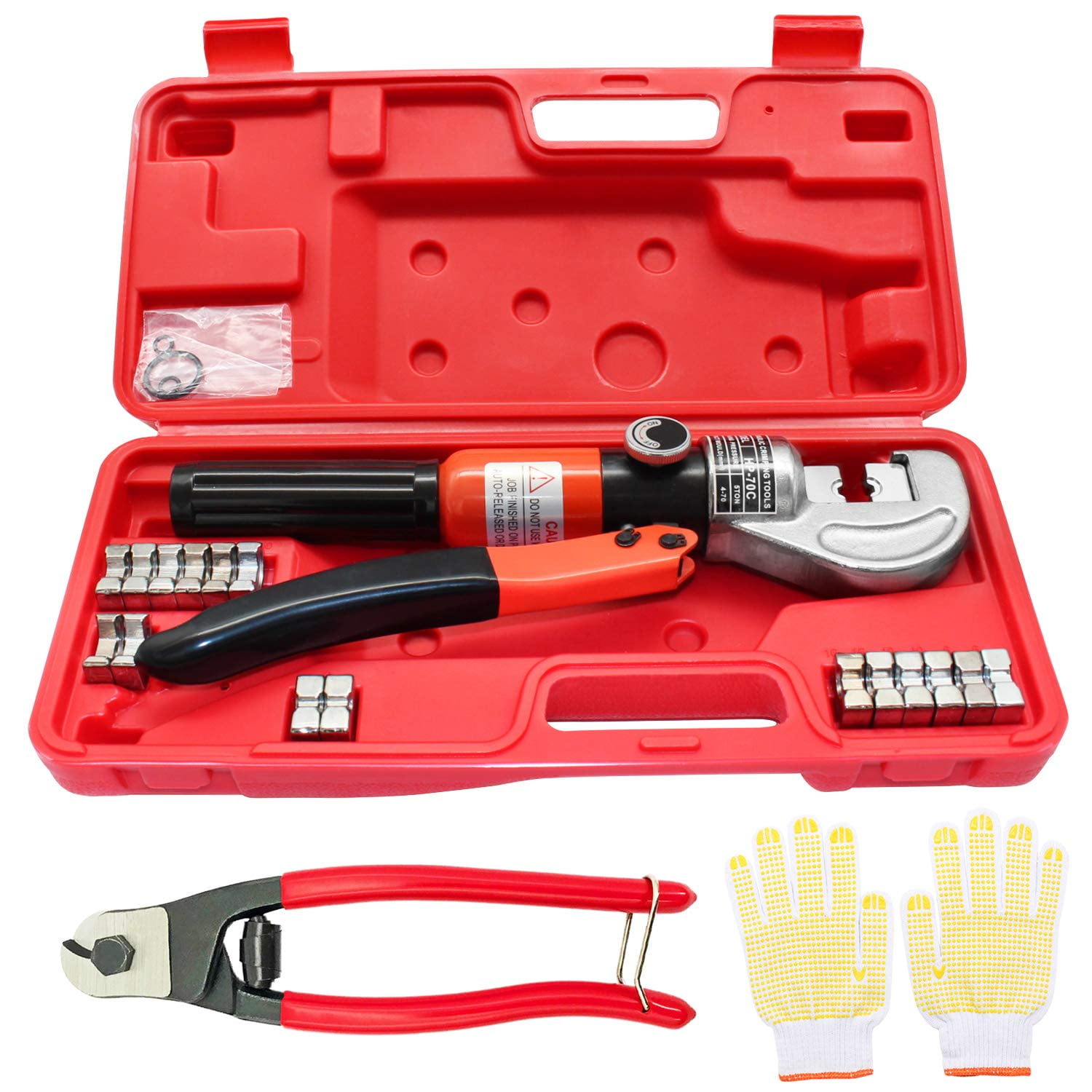 CKE Upgraded Hydraulic Crimping Tool/Hydraulic Crimper for 1/8" 3/16 ...