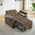 CKEASEAN 43.7" Oversized Chaise Lounge Chair Indoor, 3-in-1 Convertible ...