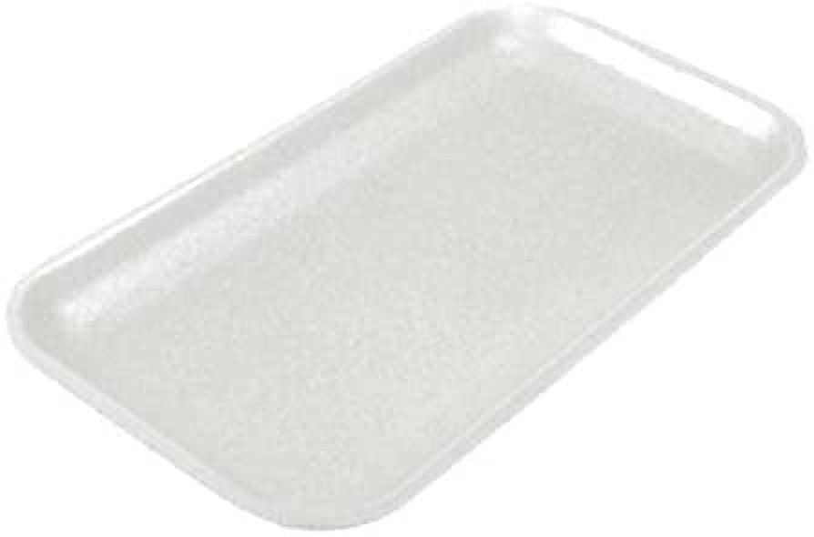 CKF 17SW, #17S White Foam Meat Trays, Disposable Standard Supermarket ...