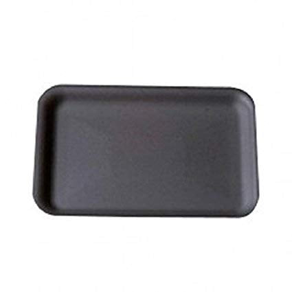 CKF 2SBK, #2S Black Foam Meat Trays, Disposable Standard Supermarket ...