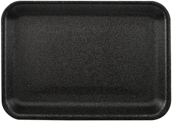 CKF 87803 2SB, #2S Black Foam Meat Trays, Disposable Standard ...