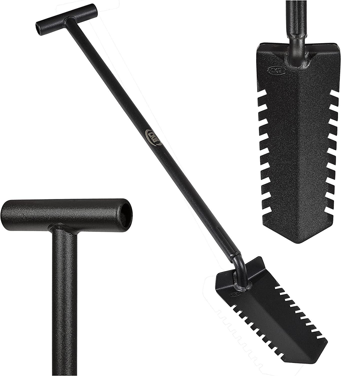 CKG Metal Detecting Shovel Digging Tool with Double Serrated Blade ...