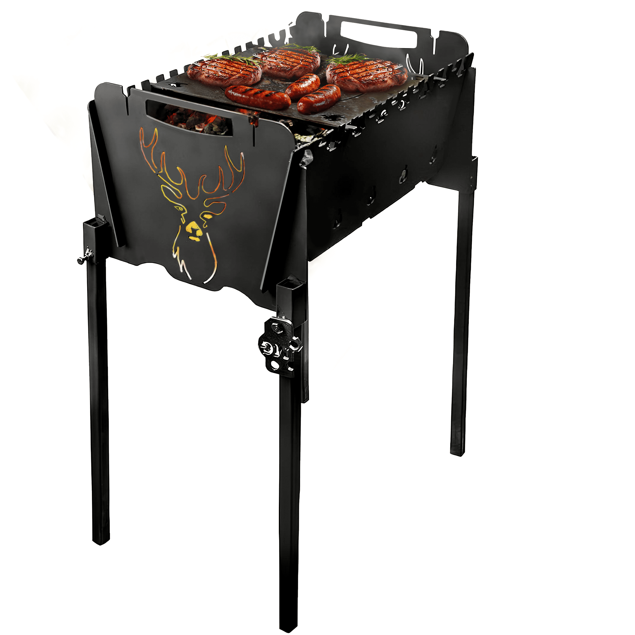 CKG Portable Barbeque Grill Heavy Duty Folding Kazan Mangal Мангал BBQ ...