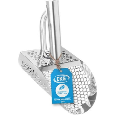 CKG Sand Scoops for Beach Metal Detecting Stainless Steel Beach Metal ...