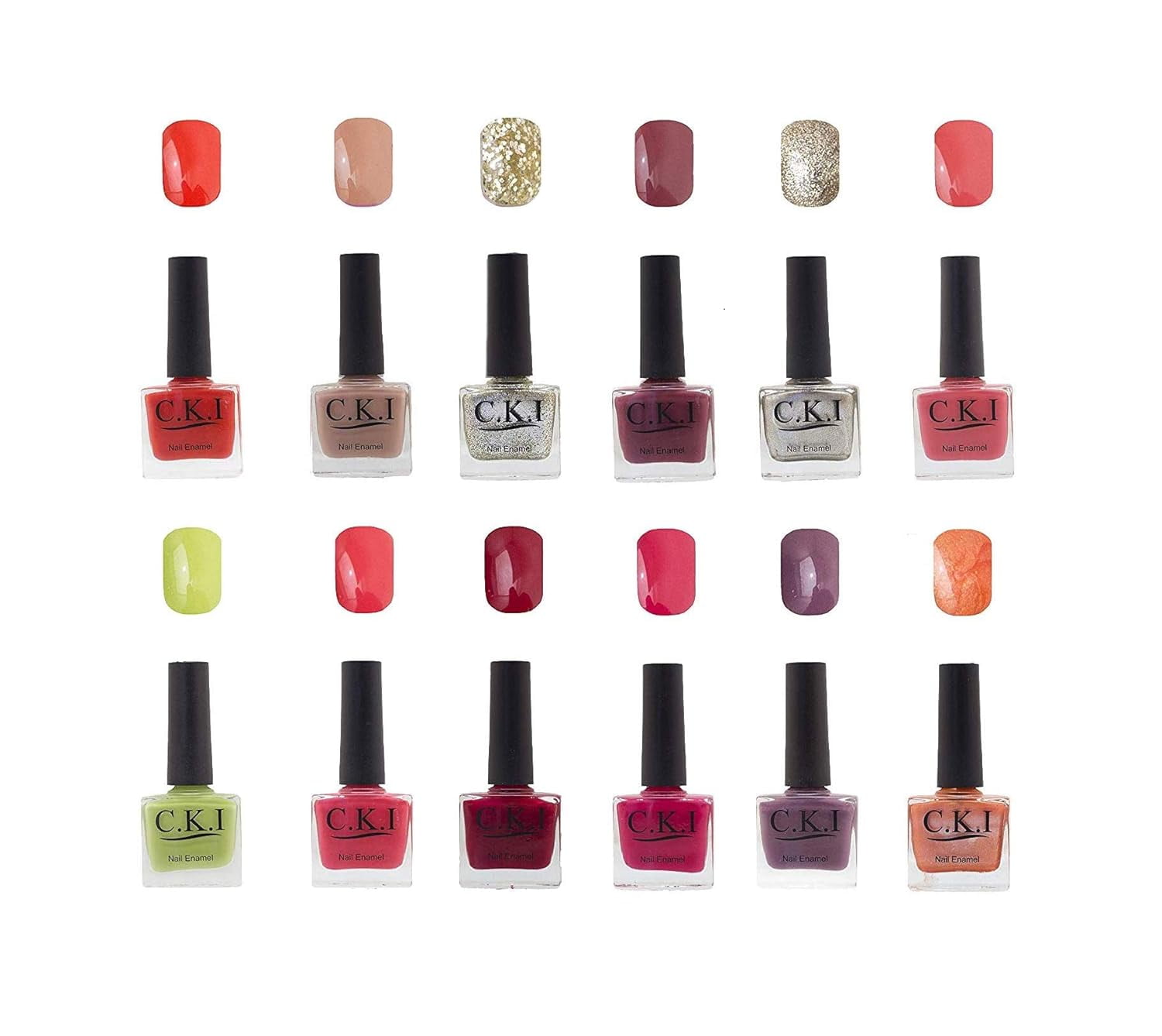 CKI Nail Polish Enamel Combo Pack of 12 - Walmart.com