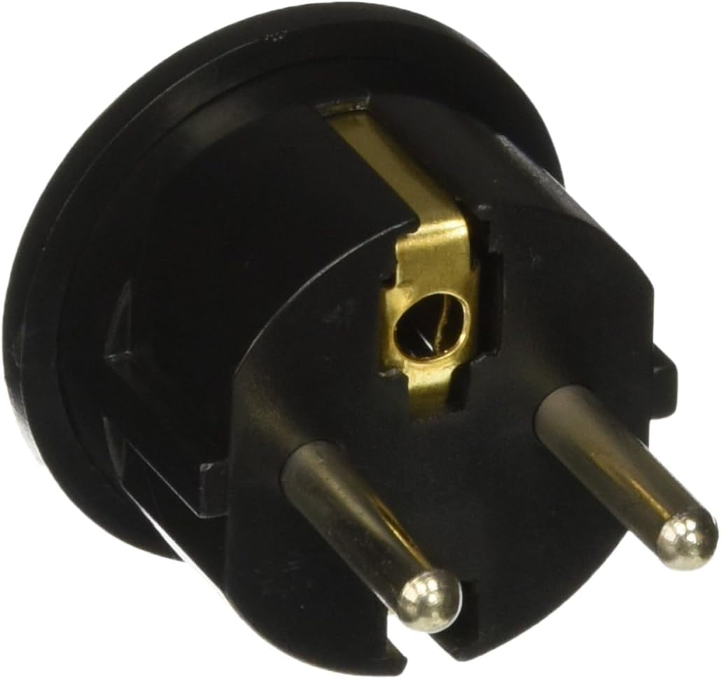 CKITZE BA-4 Grounded European German Schuko Power Plug Adapter Adaptor ...
