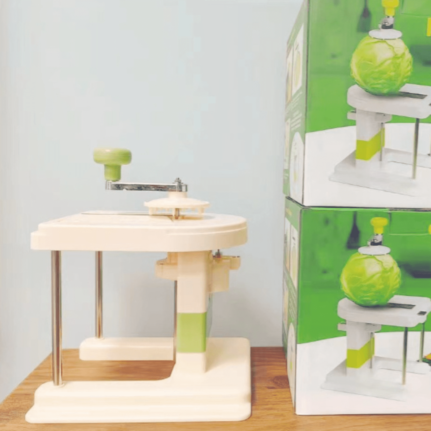 CKLXNGT Hand-Cranked Cabbage Slicer Mandoline - ABS Vegetable Shredder ...