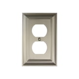 CKP #31191 Impressions Collection Duplex Wall Plate, Brushed Nickel ...