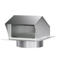 CKSFAN, Stainless Steel Roof Vent Cap, 10 Inch, with Damper - Walmart.com