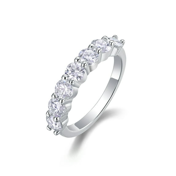CKT 925 Sterling Silver Plated 18k White Gold Index Finger 0.7ct ...
