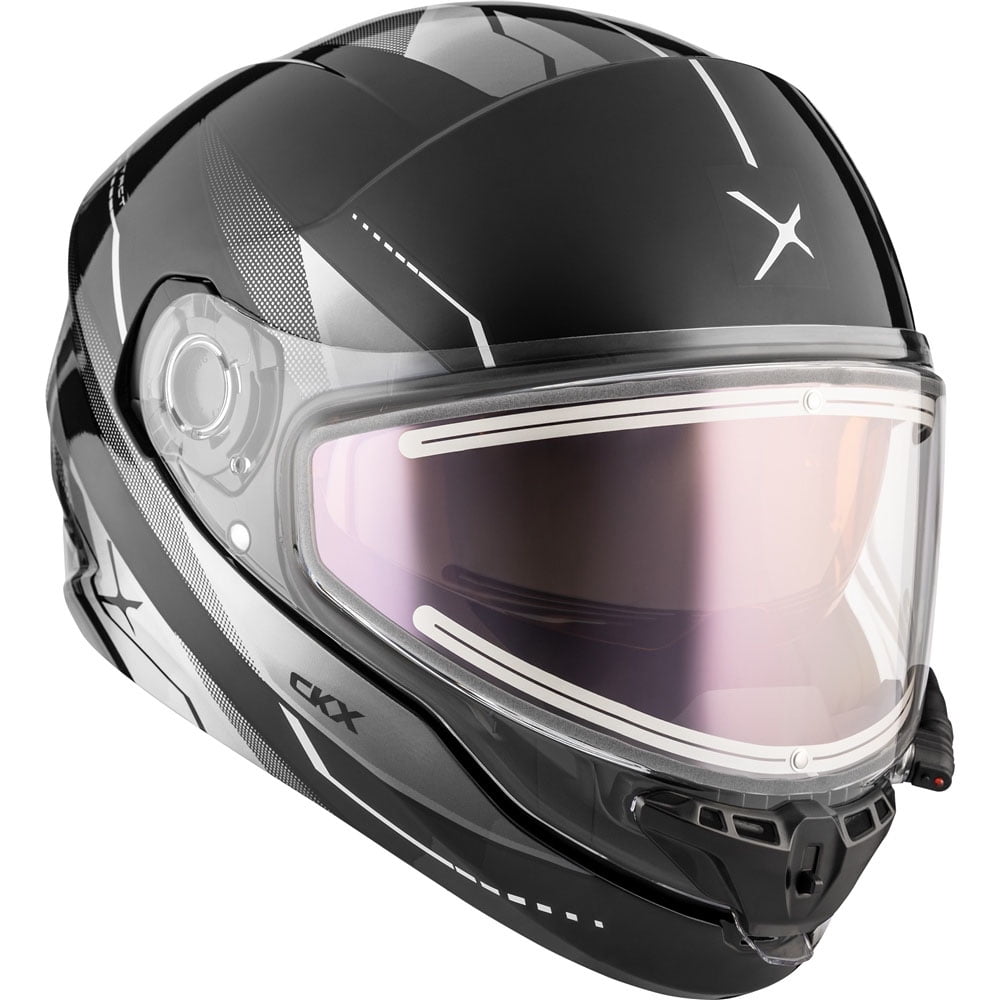 CKX Contact Full Face Snowmobile Helmet with Heated Dual Visor Lens ...