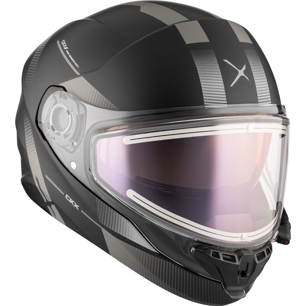 CKX Contact Full Face Snowmobile Helmet Edge Matte Silver 515404 ...