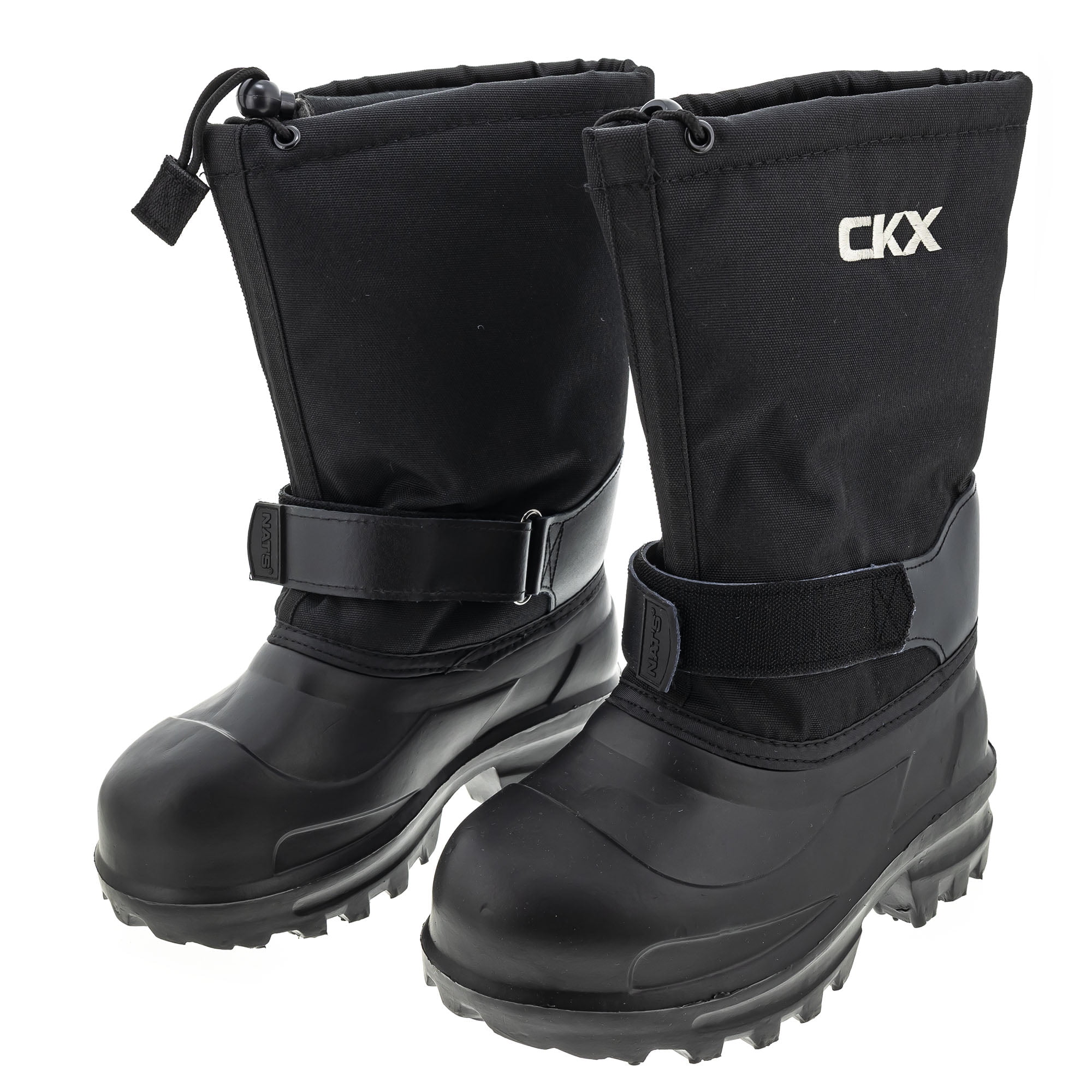 CKX Men's Taiga Snowmobile Boots, Black Cordura, Waterproof, Insulated ...